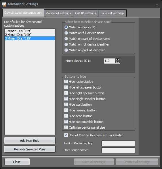 Mimer Connections Setup